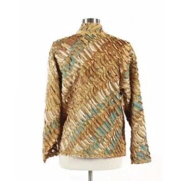 Tim Harding | Jackets & Coats | Tim Harding Layered Raw Silk Vintage ...